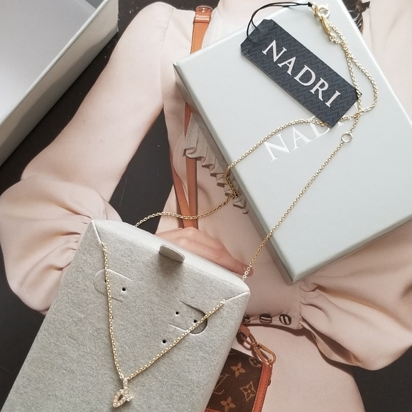 Nadri | Jewelry | Nadri Initial Pendant Necklace D | Poshmark